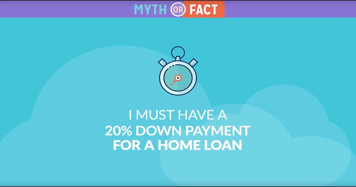 Myth Or Fact Is A 20 Down Payment A Requirement New American Funding
